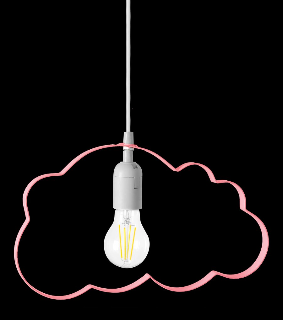 Toolight Rea, ZÁVĚSNÁ CLOUDOVÁ SVĚTLA JASNÁ RŮŽOVÁ, OSW-00451
