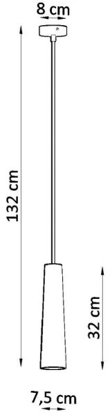 Sollux SL.0845 - Lustr na lanku ELECTRA 1xGU10/40W/230V