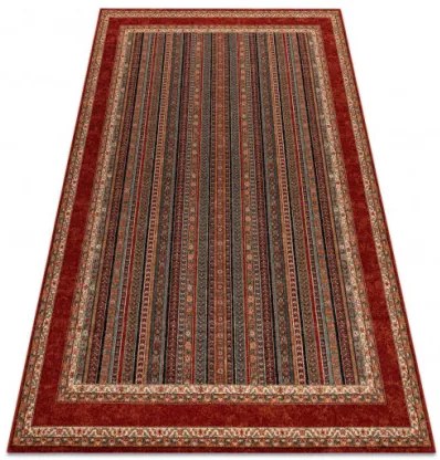 Koberec KASHQAI 4357 300 ramka, orientální - zelený, bordový