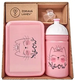 set R&B box a lahev Mňau 500ml