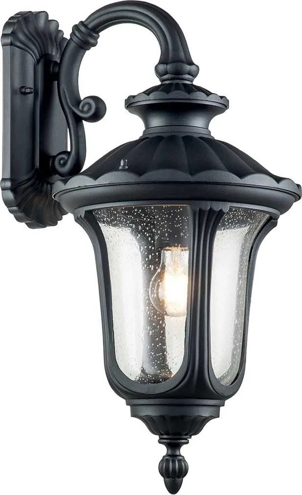 Venkovní nástěnná lucerna Elstead CHICAGO 56 cm 1x E27 IP44 černá barva