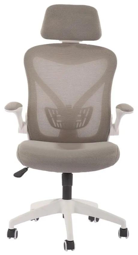 Dalenor Kancelářská židle Jolly White HB, textil, šedá