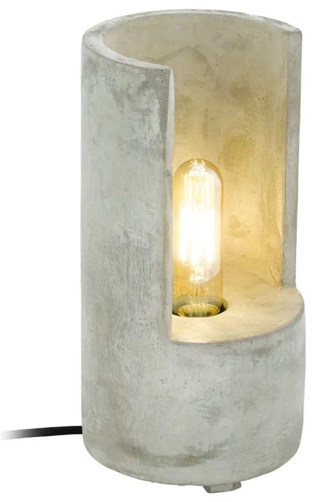 Eglo 49111 LYNTON - Betonová stolní vintage lampička 27cm