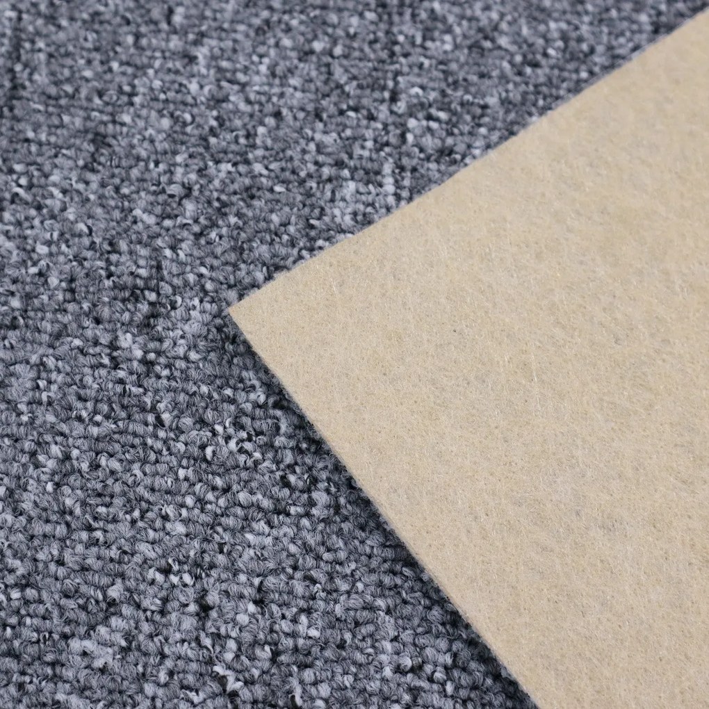 Condor Carpets, Metrážový koberec Rambo-Bet 73, na míru, šíře 3m,4m,5m, šedá, filc, kuchyně
