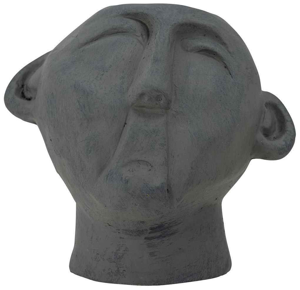 BLOOMINGVILLE terakotová dekorace VESLA černá