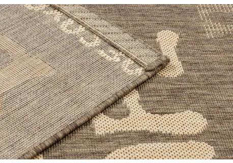 Dywany Luszczow Kusový koberec SIZAL FLOORLUX 20221 coffe / mais Rozměr koberce: 80 x 150 cm