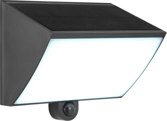 Brilliant - LED Solární nástěnné svítidlo SIERRA LED/6W/3,7V 2000 mAh IP54 černá