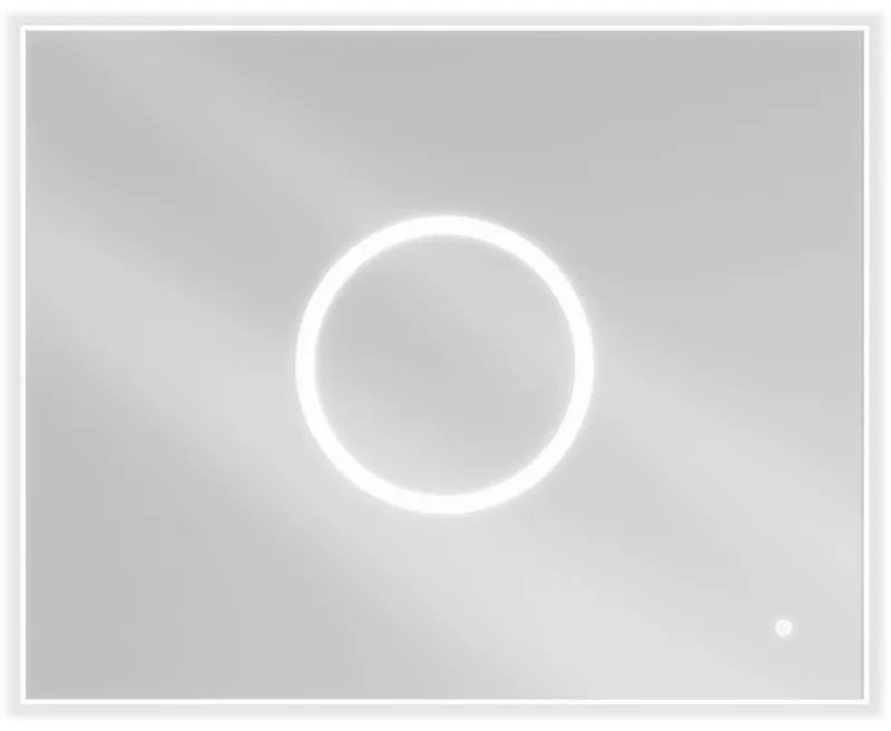 Mexen Koga, LED koupelnové zrcadlo s podsvícením 100 x 80 cm, 6000K, ochrana proti zamlžování, 9821-100-080-611-00