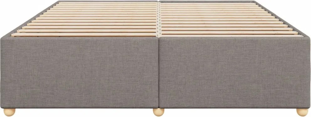 Rám postele bez matrace taupe 180 x 200 cm textil 3284754