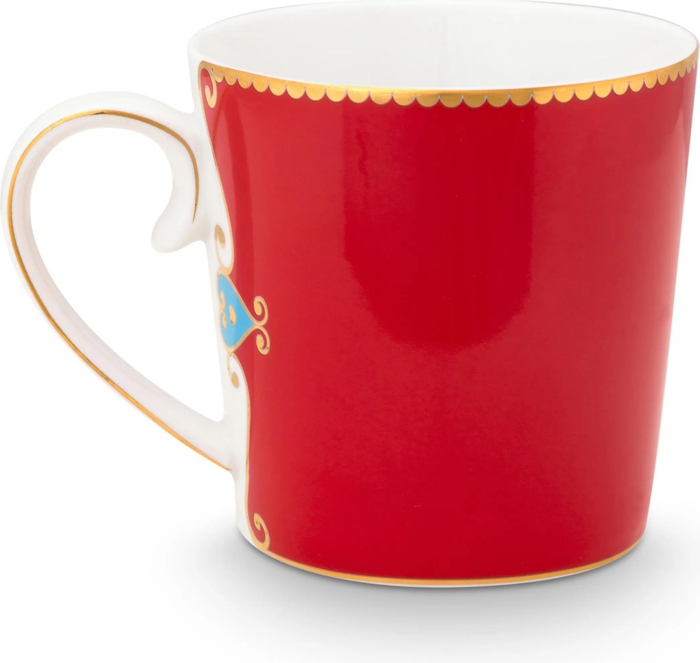 Pip Studio Love Birds sada 2 ks hrnků 225 ml, červená (Sada hrnků v dárkovém balení)