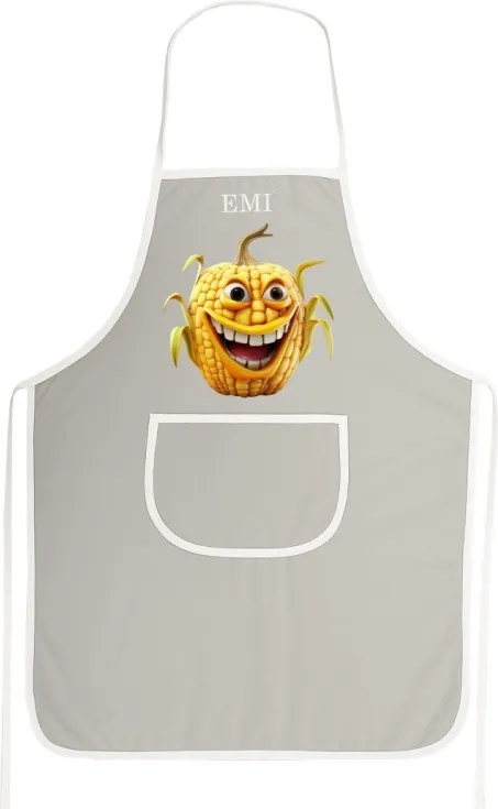 Kuchyňská zástěra Corny EMI, šedá