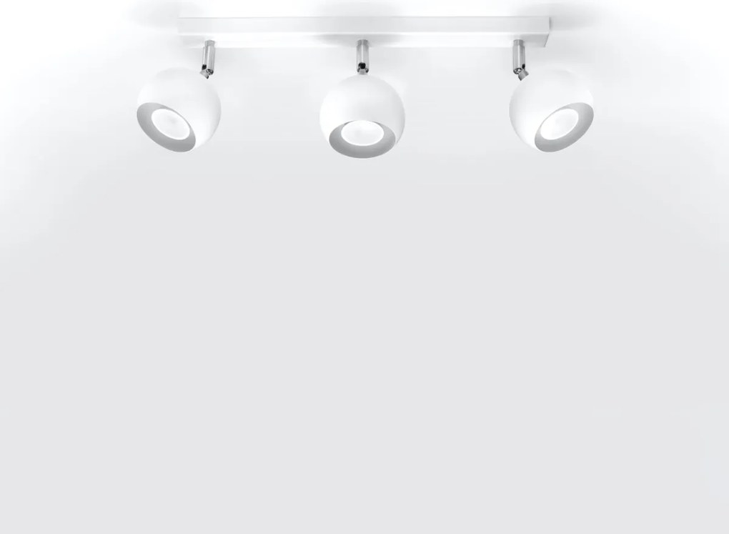 Sollux Lighting Stropní svítidlo OCULARE 3 bílé