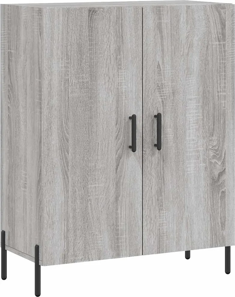 Skříň highboard šedá sonoma 69,5 x 34 x 180 cm kompozitní dřevo 3195689