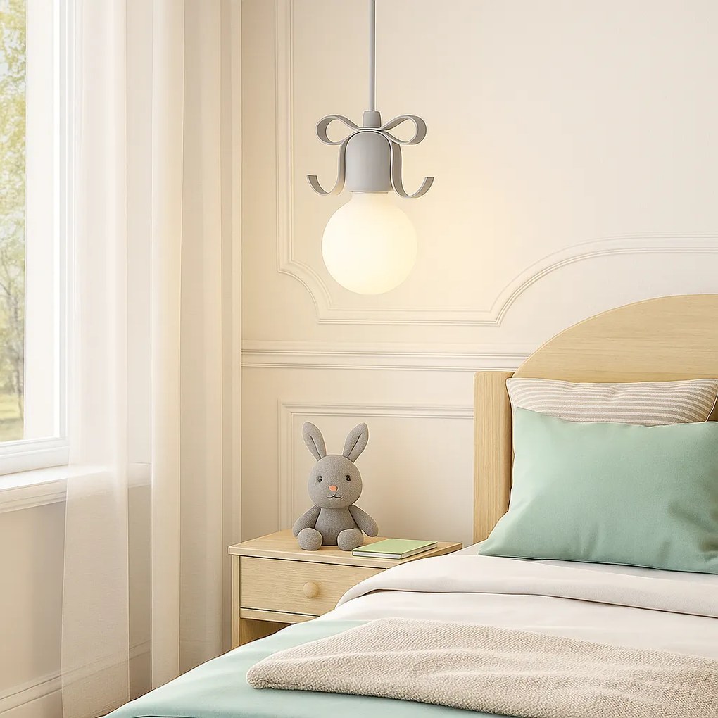 Toolight Rea, Samostatné závěsné stropní svítidlo NARNI, šedé, OSW-00265