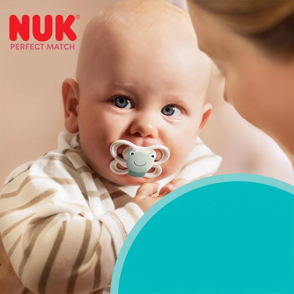 Dudlík NUK Perfect Match Air POLAR BEAR 18+m 1ks box velikost 18+ m