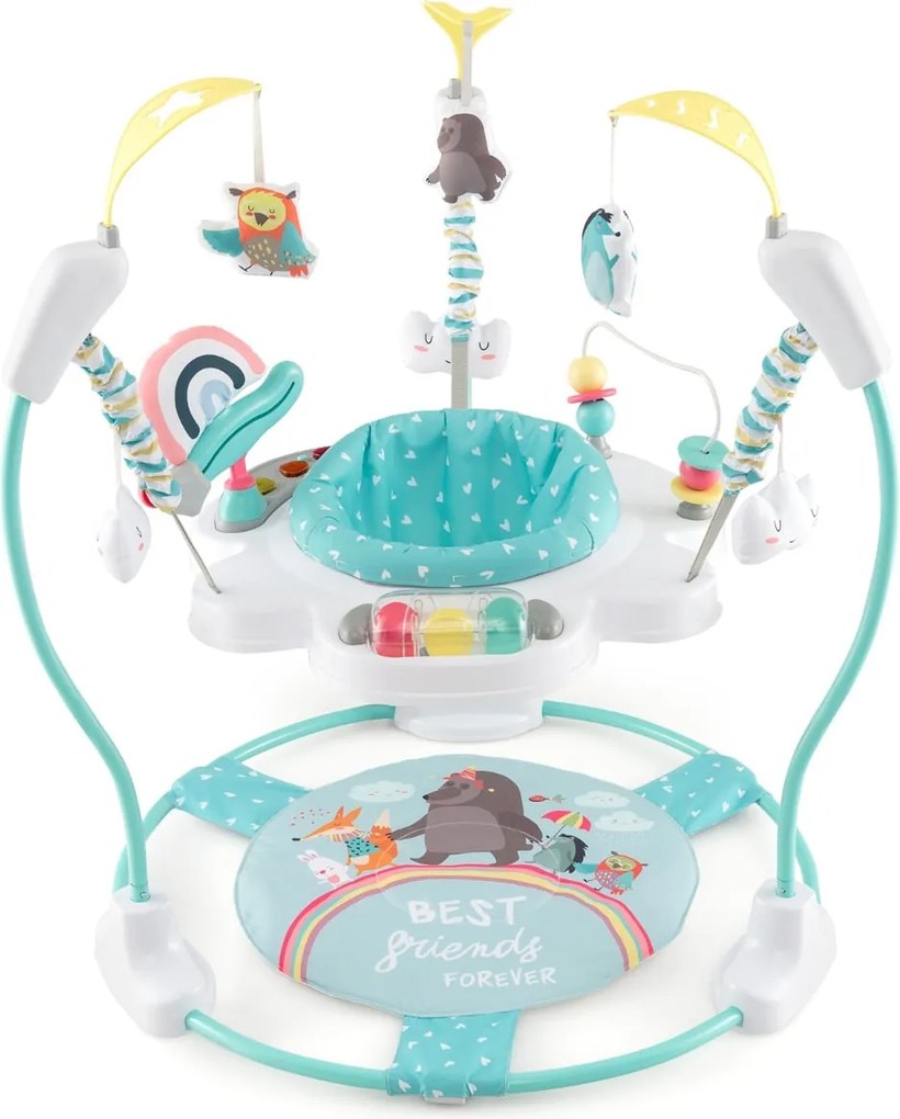 Costway Baby Sky Jumperoo s nastavitelnou výškou a hračkami