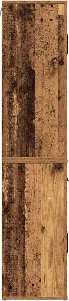 Highboard Staré dřevo 80 x 33 x 150 cm Kompozitní dřevo 3334340