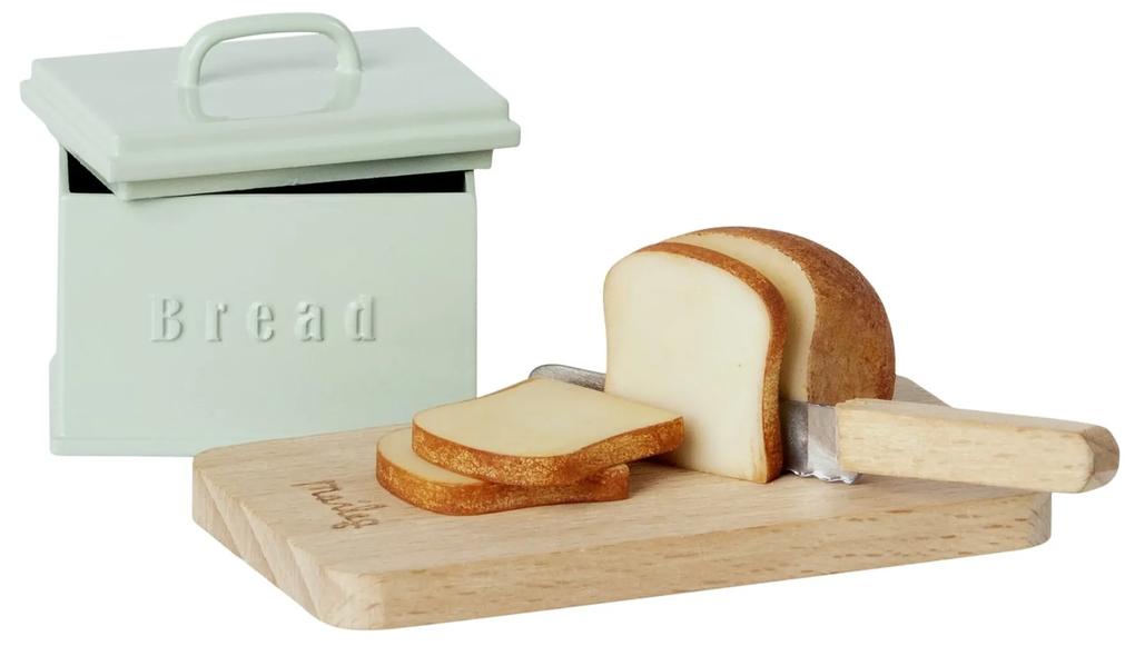 Miniaturní chlebník s chlebíkem Maileg