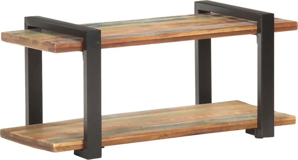 vidaXL TV stolek 90 x 40 x 40 cm masivní recyklované dřevo [320494]