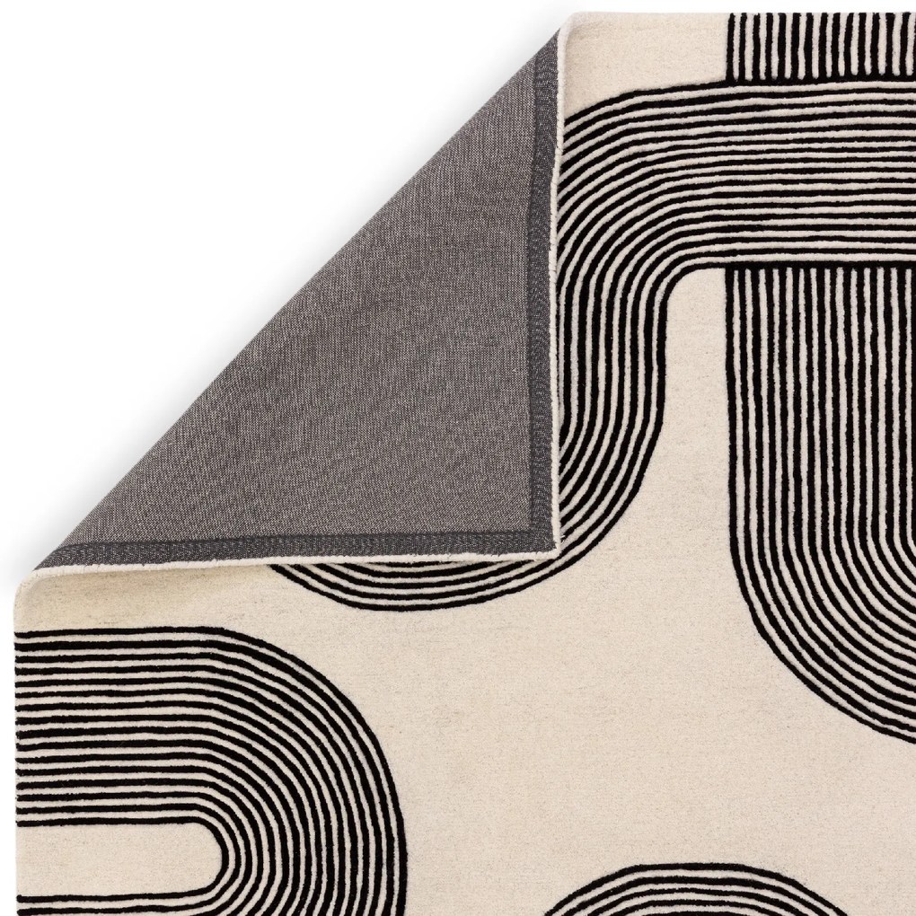 Tribeca Design Kusový koberec Blondie Arches Black Rozměry: 160x230 cm