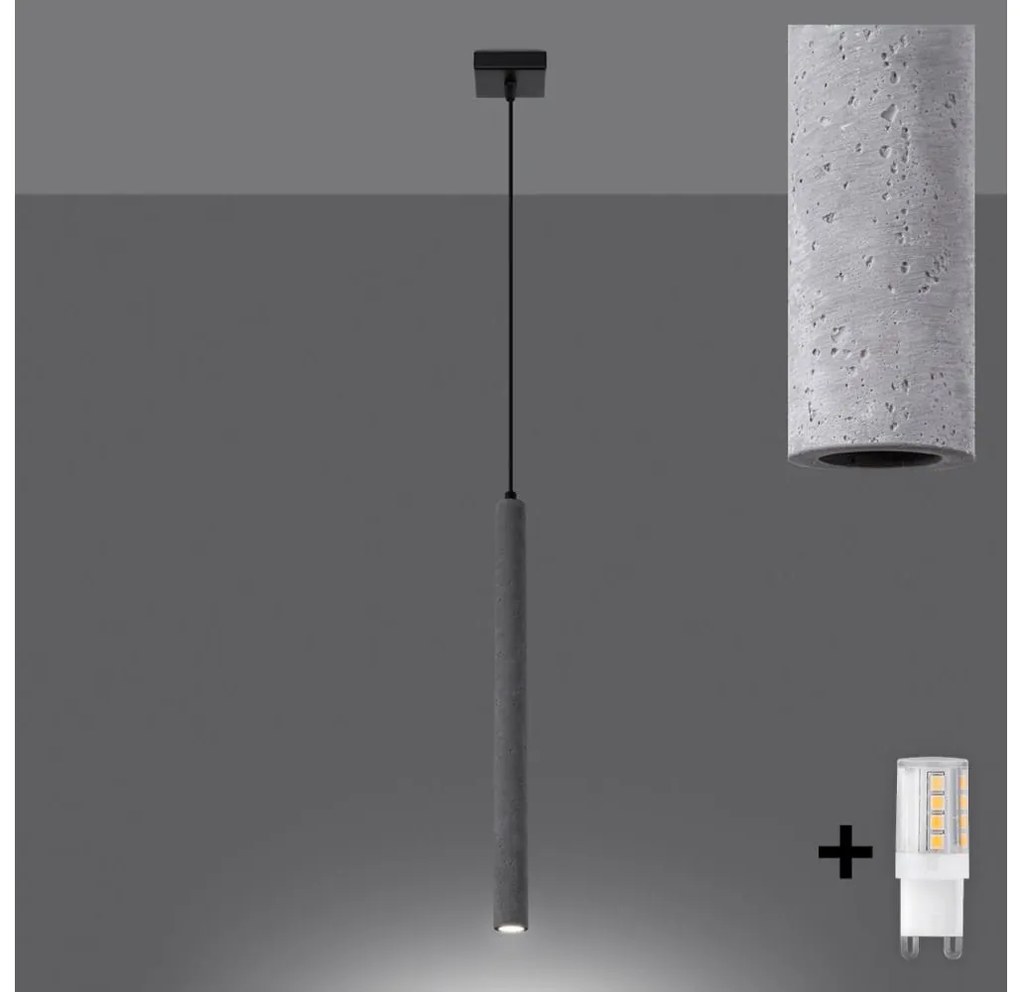 Brilagi | Brilagi - LED Lustr na lanku DRIFA 1xG9/4W/230V beton | BG0621
