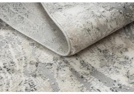 Dywany Luszczow Kusový koberec TULS střapce 51328 Vintage, abstrakce slonová kost / šedá Rozměr koberce: 140 x 190 cm