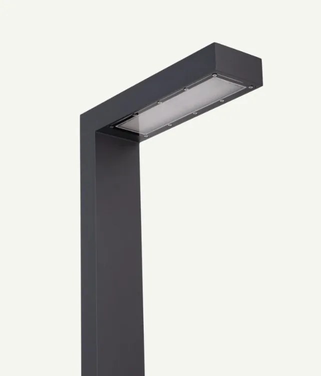 NS 1367GR Sloupkové svítidlo ASKER POLE PRO grafit LED 8W 3000K 236cm - NORLYS