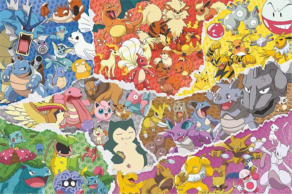 Puzzle ravensburger 168453 pokémon 5000 dílků