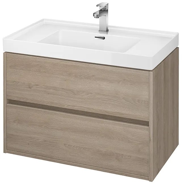 Cersanit Crea - závěsná skříňka pod umyvadlo 80cm, dub, S924-009