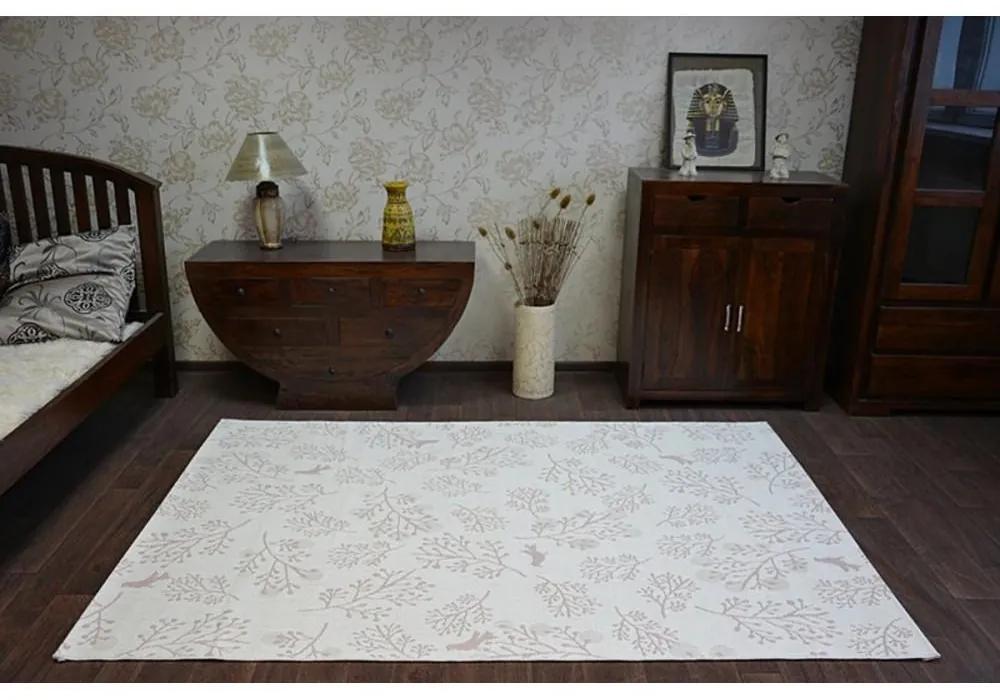 Kusový koberec Větvičky růžový 160x230cm