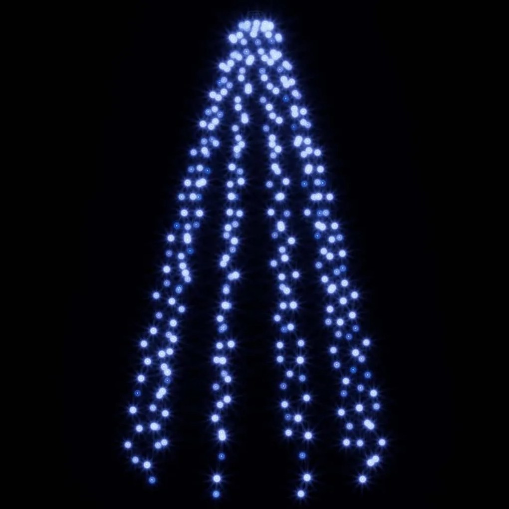 Světelná síť na vánoční stromek 300 modrých LED diod 300 cm 328890