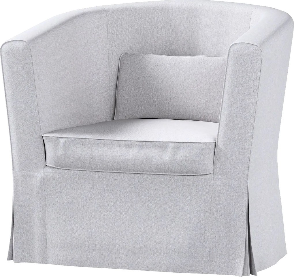 Potah na křeslo IKEA Ektorp Tullsta barva šedá látka pletený vzor