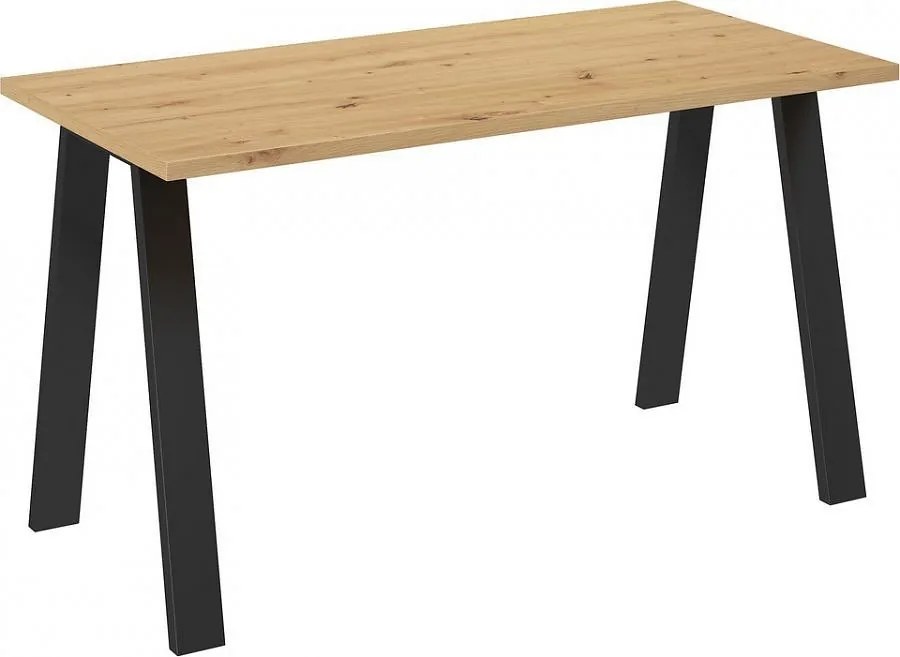 Casarredo - Komfort nábytek Jídelní stůl KOLINA 138x67 cm černá/artisan
