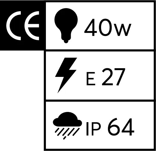 Industriální nástěnné světlo z mosazi s IP64 OCEAN