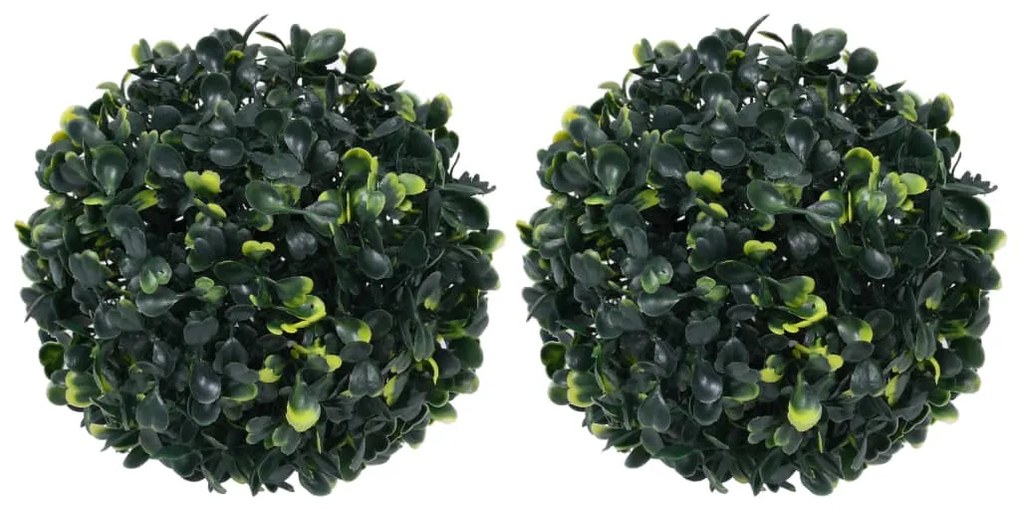 Umělé buxus koule 2 ks 22 cm 315468
