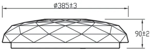 Philips - LED Stmívatelné stropní svítidlo TOBA LED/23W/230V 2700-6500K + DO