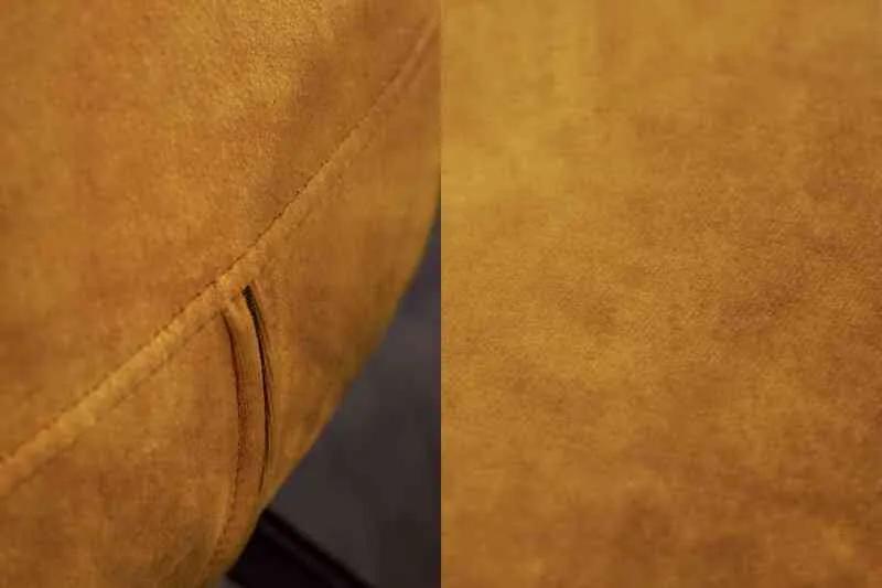 invicta interior Jídelní židle Amsterdam samet hořčicová žlutá - 4ks 41318