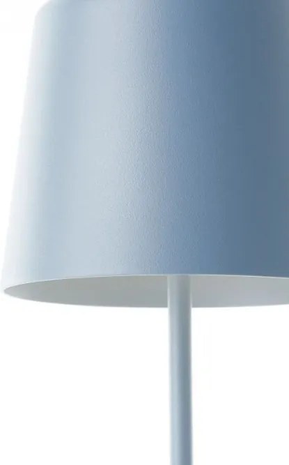 Brilliant G90939/04 Venkovní AKU stolní lampa KAAMI modrá USB-C