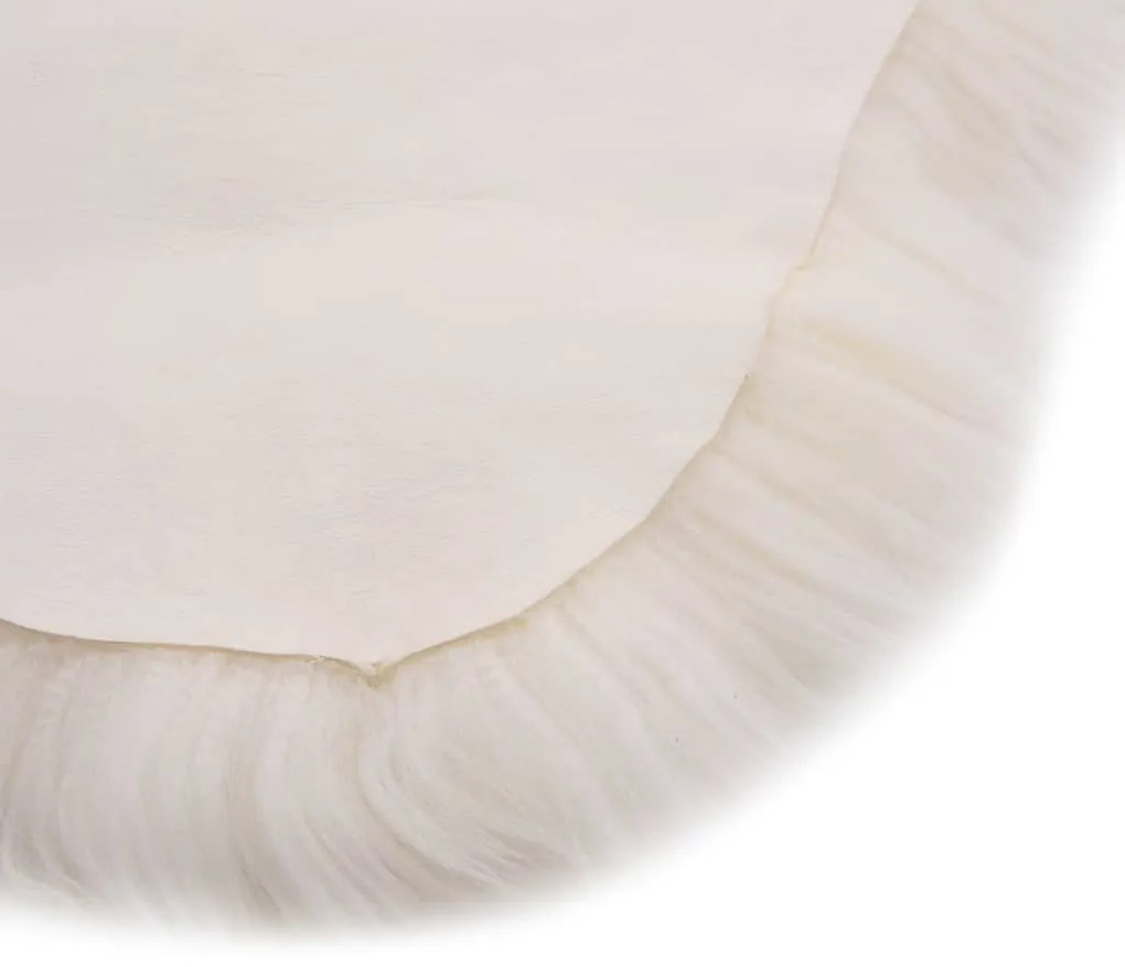 Koberec Lalley z ovčí kůže - 60x180 cm | bílý