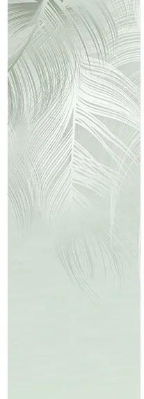 AG Design fototapeta FTNVL 3727 Green Feather 90 x 270 cm