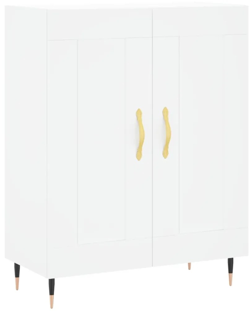 Skříň highboard bílá 69,5 x 34 x 180 cm kompozitní dřevo - Default Title