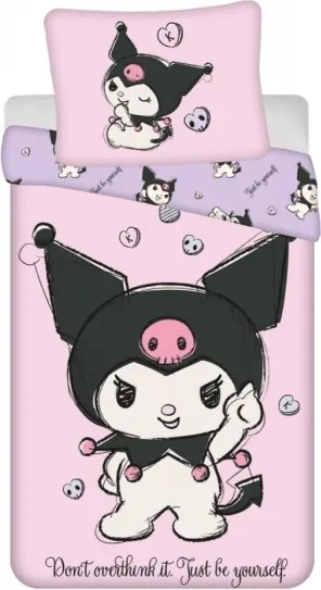 Jerry Fabrics Povlečení Kuromi HK067 140x200, 70x90 cm