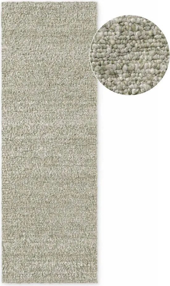 Světle zelený ručně tkaný běhoun 80x200 cm Notting Hill Portobello – Ted Baker