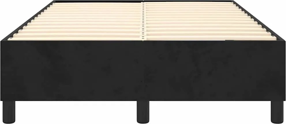 Rám postele s boxspringem černý 120 x 200 cm samet 3121110