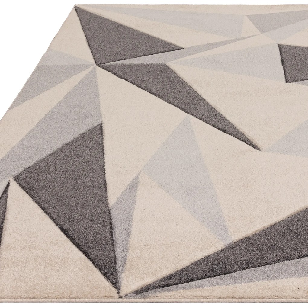 Tribeca Design Kusový koberec Furla Kaleidoscope Grey Rozměry: 80x150 cm