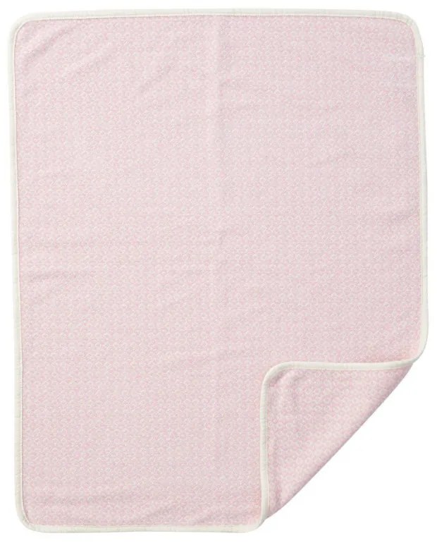 Dětská deka chenille Rumba baby pink 70x90, Klippan Švédsko Světle růžová