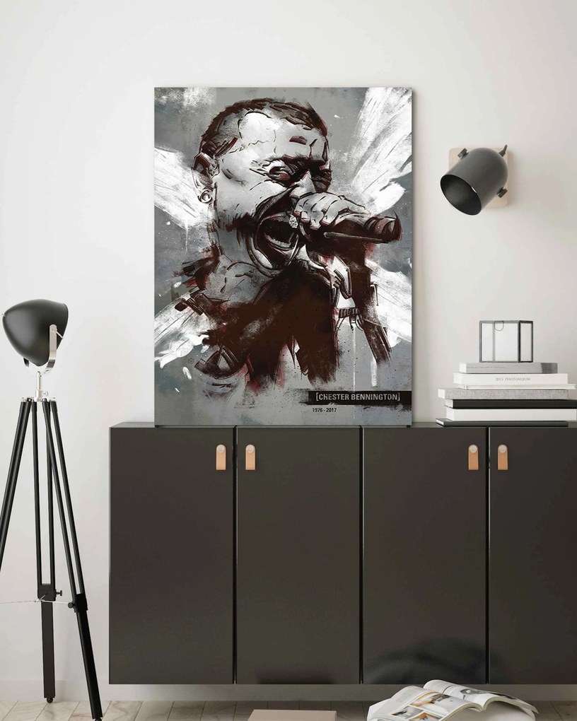 Gario Obraz na plátně Chester Bennington Linkin Park - Nikita Abakumov Rozměry: 40 x 60 cm