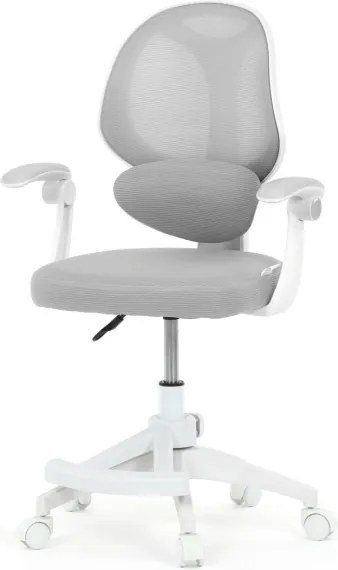 Dětská otočná židle šedá KA-W8008 GREY