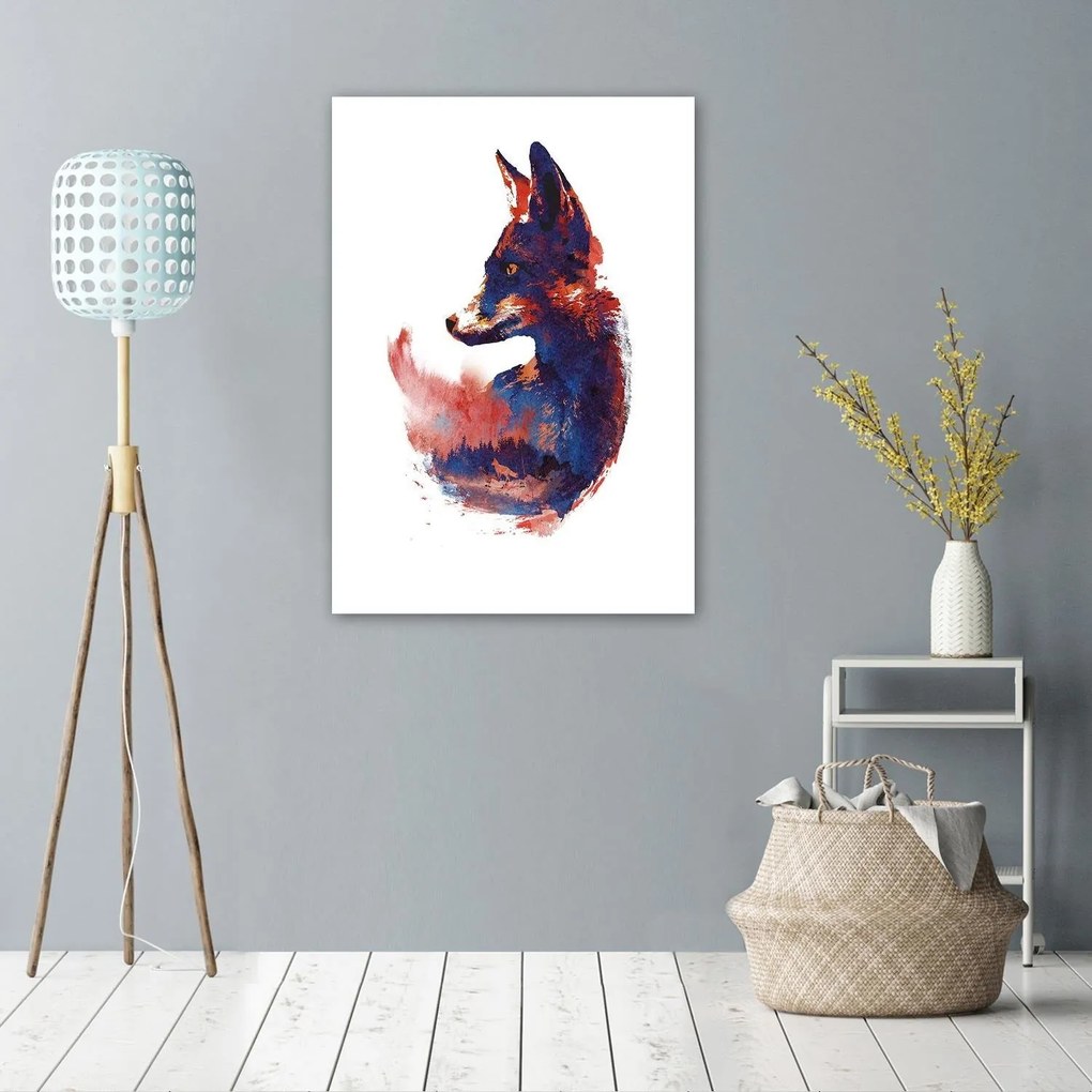Gario Obraz na plátně Malá fialová liška - Robert Farkas Rozměry: 40 x 60 cm
