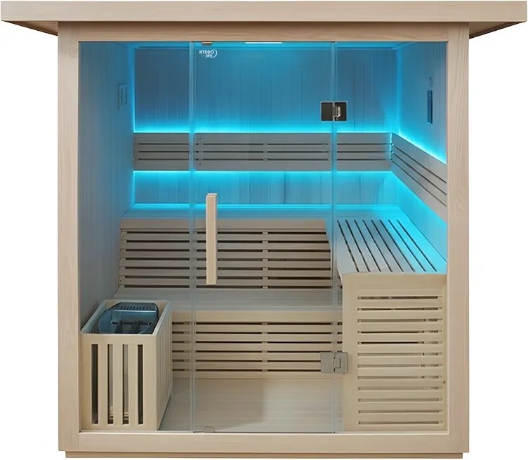BPS-koupelny Finská zahradní sauna  180x180, 4-6 osoby